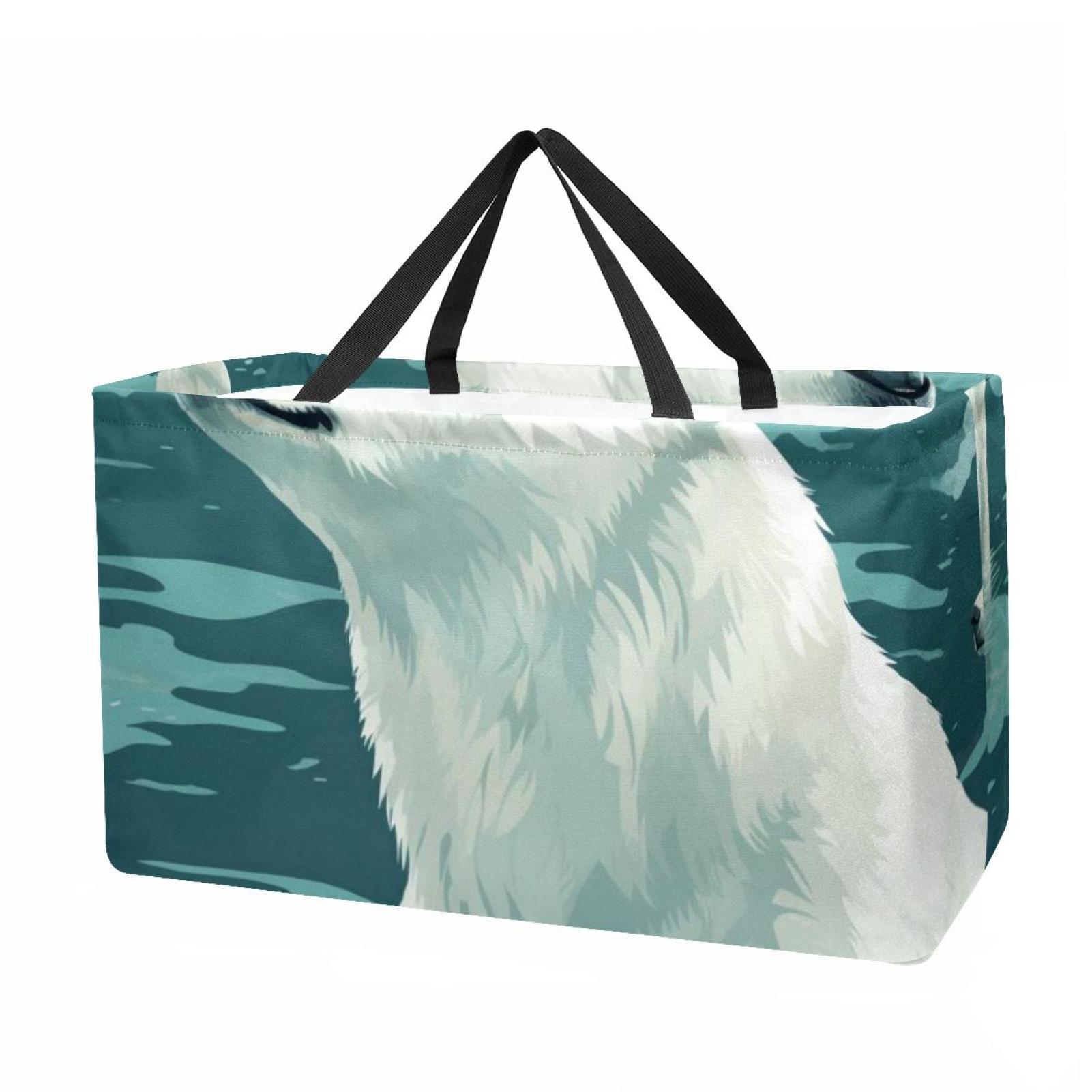 Bear Large Capacity Reusable Foldable Oxford Cloth Storage Bins ...