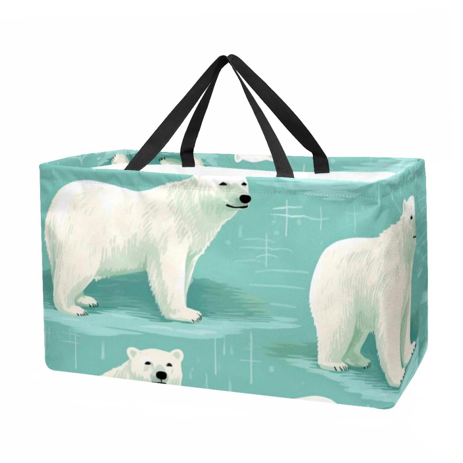 Bear Large-capacity Foldable Reusable Shopping Bag: Oxford Cloth ...