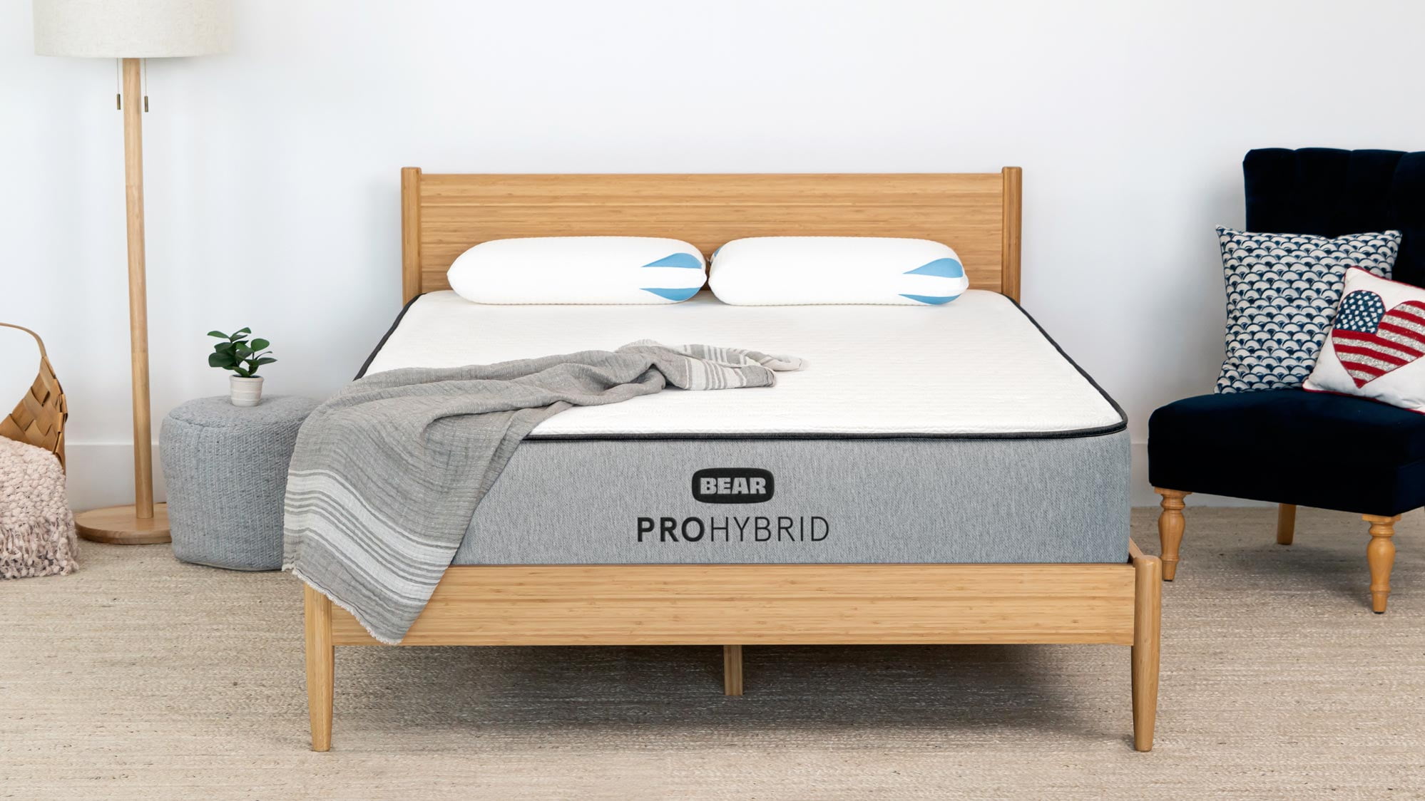 Bear Mattresses Pro Hybrid with Cloud Pillow Top and 2 Free Pillows ...