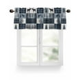 Bear Moose Valances for Windows Blue Retro Forest Wild Animal Buffalo ...