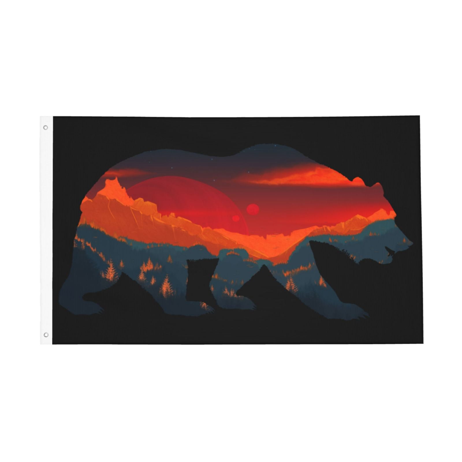 Bear Mountain Flag 3x5 Ft Outdoor Indoor With Grommet Garden Yard ...