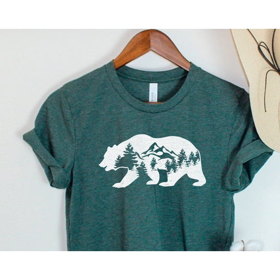 Bear Mountain Shirt Camping Bear Shirt Nature Bear Shirt Nature Lover ...