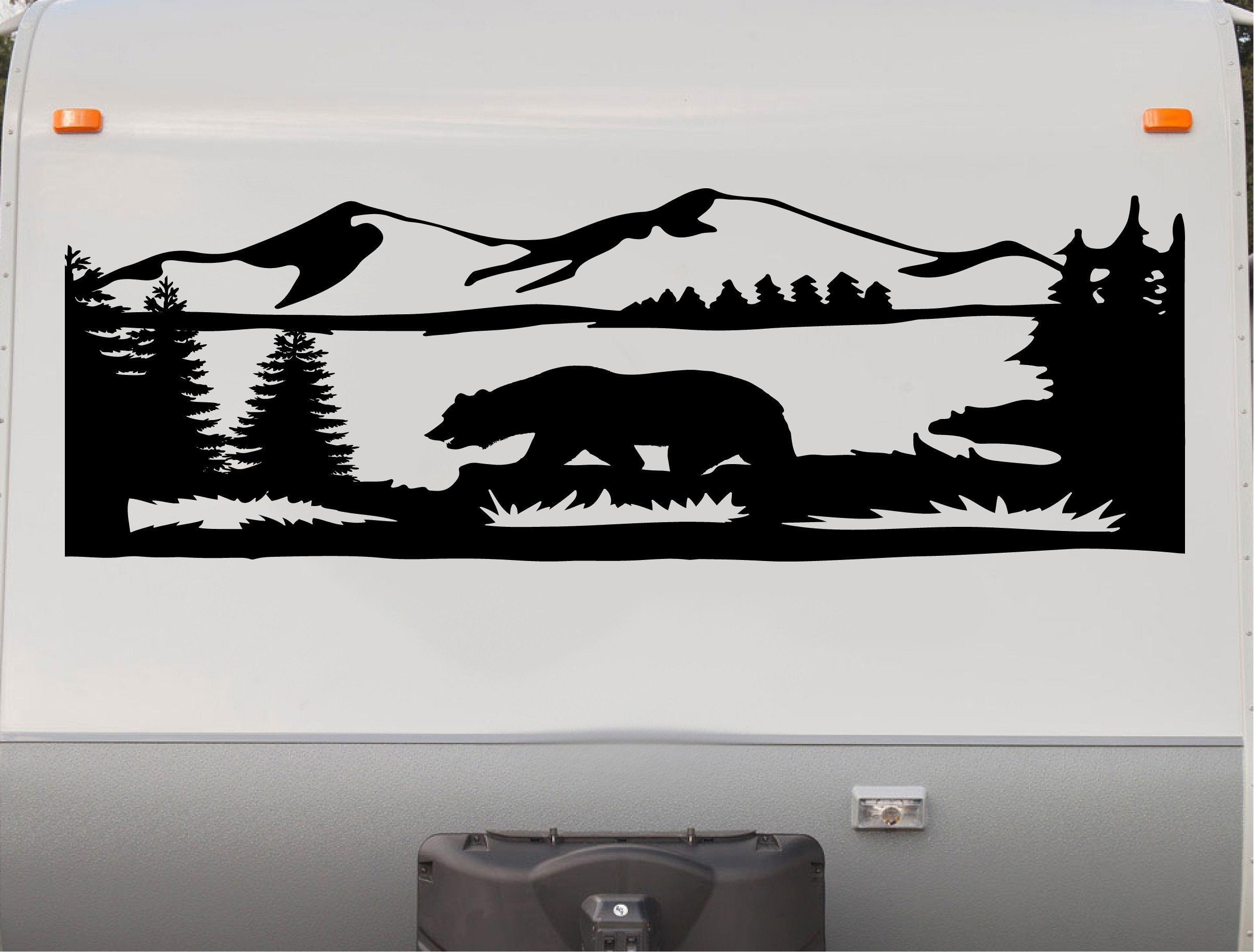 Bear Mountains RV Camper Replacement Decal Scene Trailer Stickers CT11 ...