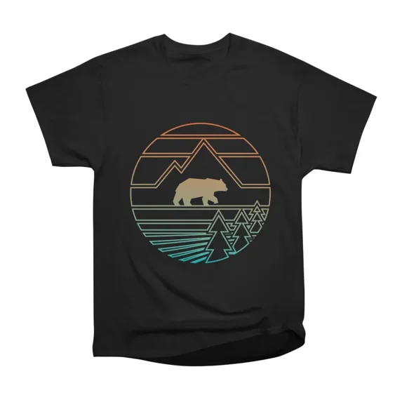 Bear Mountains T-Shirt Tee Gift For Him Merch For Her Apparel For ...