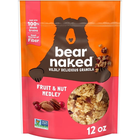 Bear Naked Vanilla Almond Crisp Granola Cereal, Good Source of Fiber ...