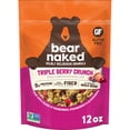 Bear Naked, Triple Berry Crunch Granola, 12 oz, Good Source of Fiber ...