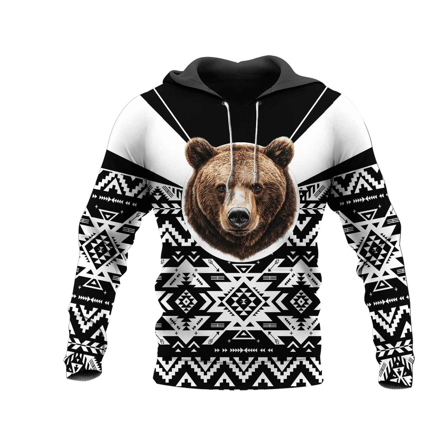 Bear Native American Pride 3D Hoodie 105 - Walmart.com