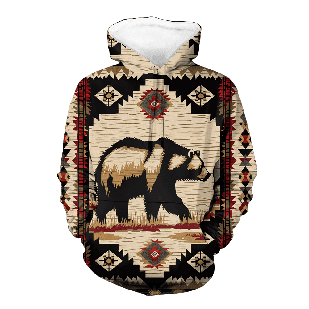 Bear Native American Pride 3D Hoodie 127 - Walmart.com