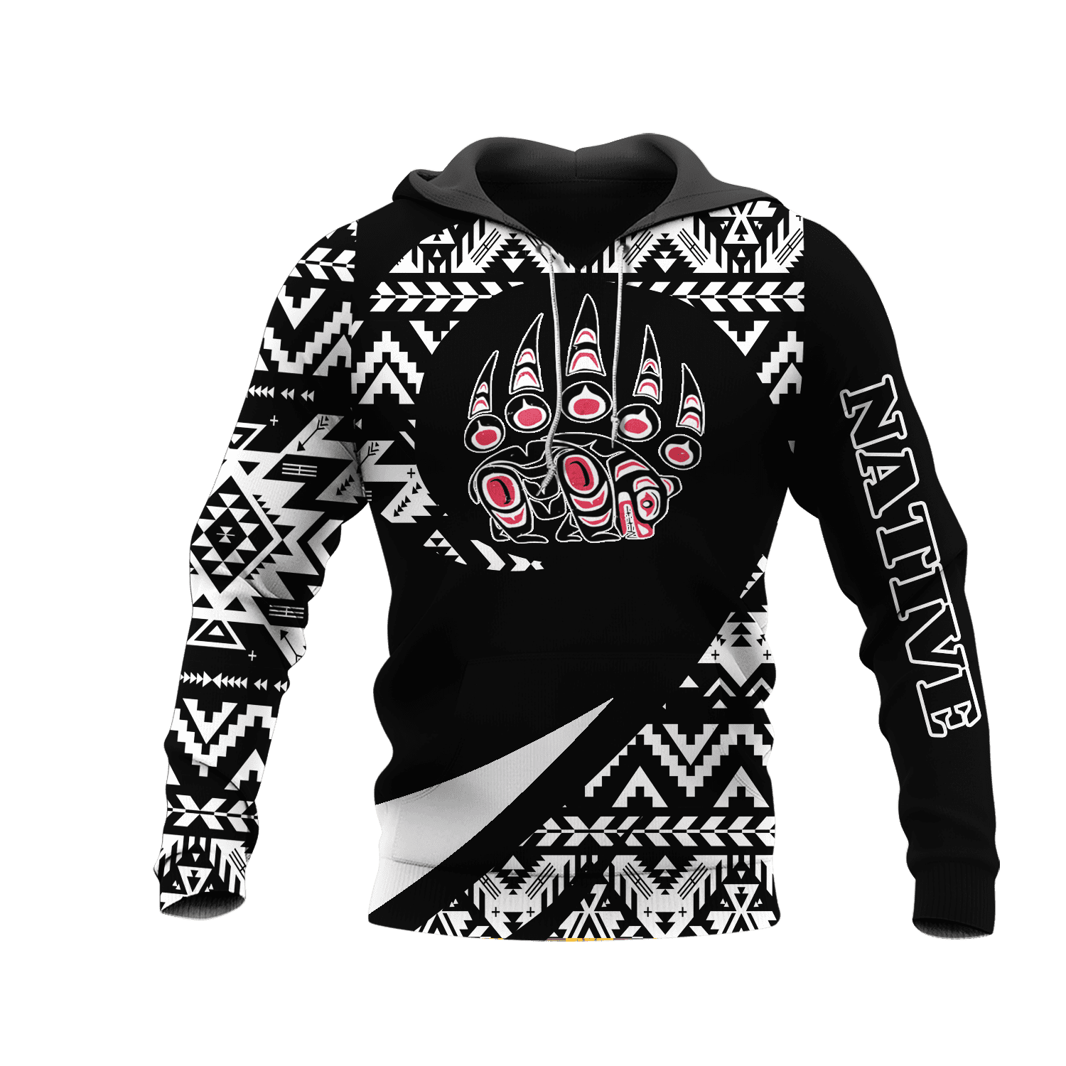 Bear Native American Pride 3D Hoodie 25 - Walmart.com