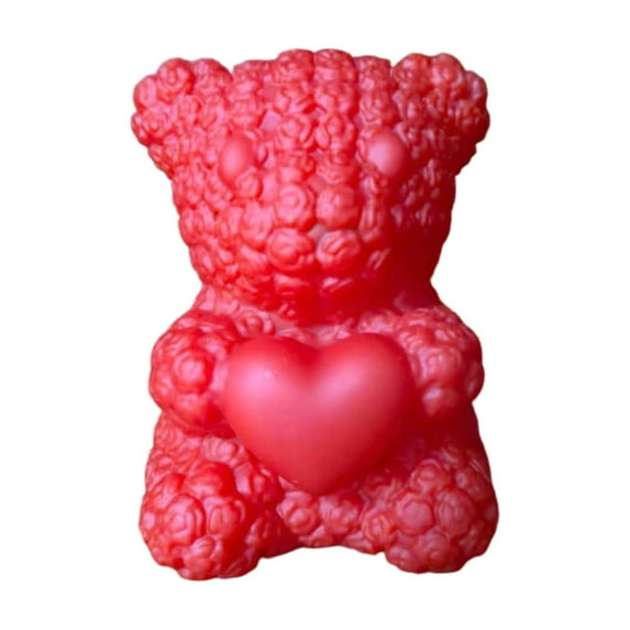 Bear Night Light | Heart-Shaped LED Decorative Lamp | Soft Glow Accent ...