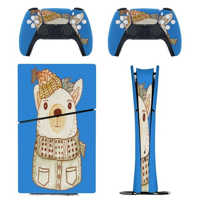 Bear PS5/PS5 Slim Digital Disc Skin Sticker For Console And Controller ...