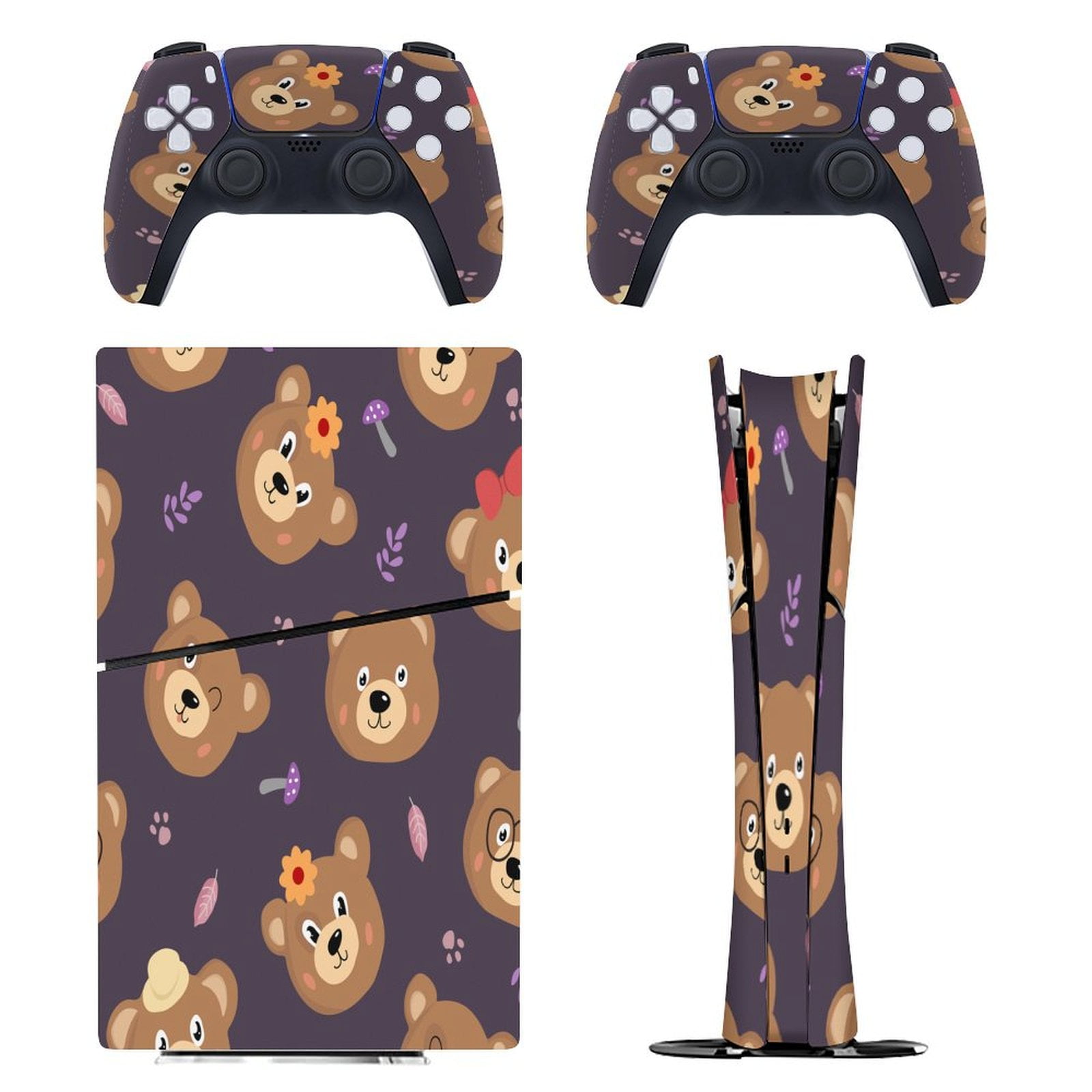 Bear PS5/PS5 Slim Digital Disc Skin Sticker For Console And Controller ...