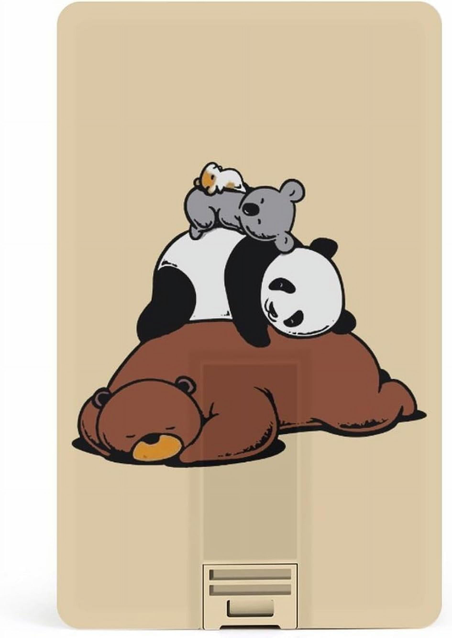 Bear Panda Koala Usb Flash Drive Credit Card Design Memory Stick U Disk ...