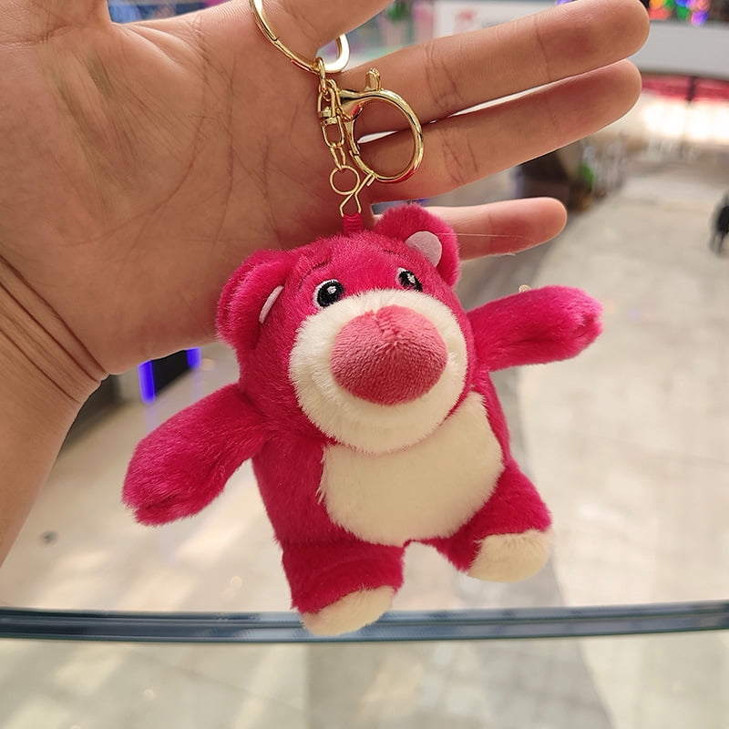 Bear Plush Keychain Toys, Cute Small Stuffed Animal Keychain, 5" Kawaii ...