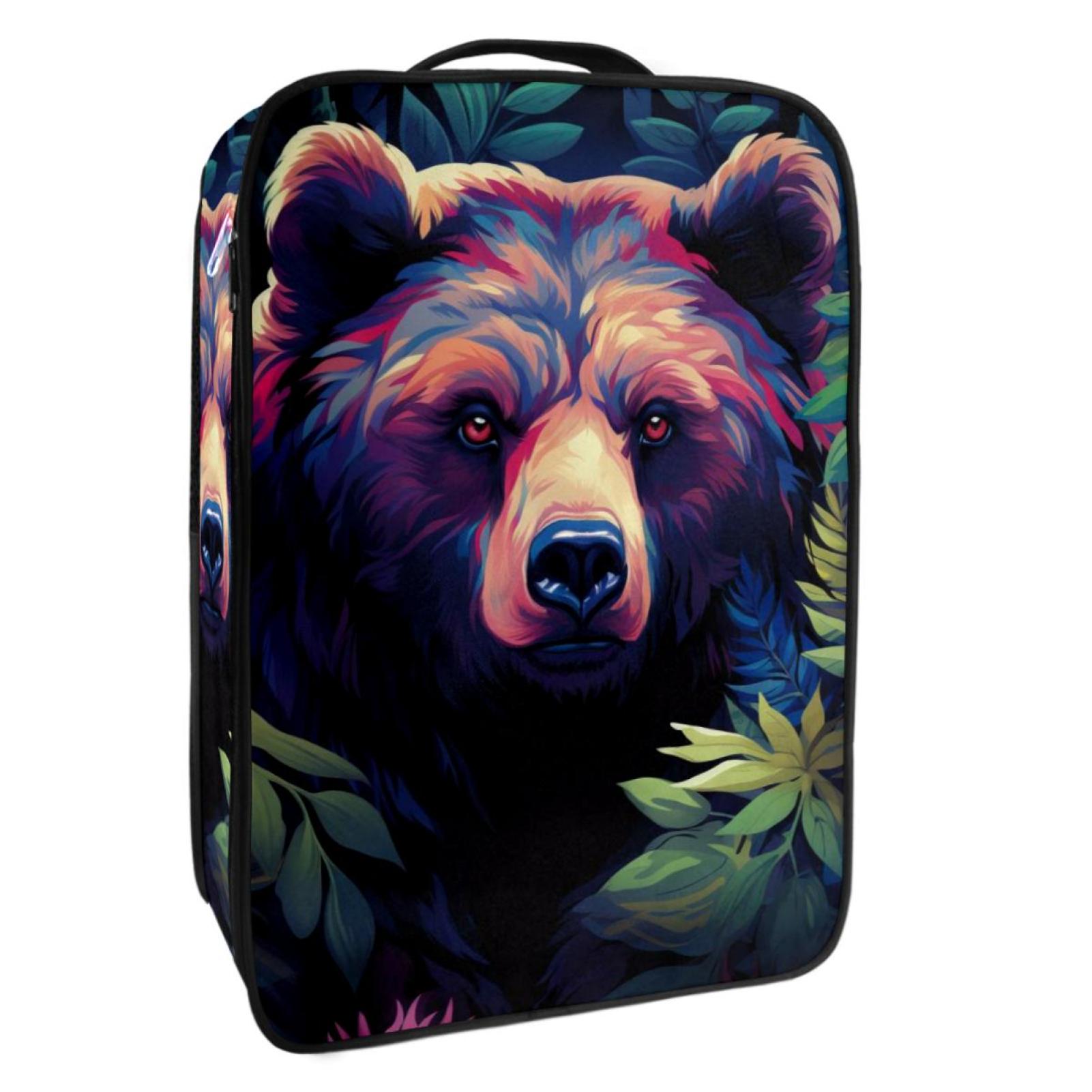 Bear Polyester Shoe Boxes Organizer, Shoe Containers, 23x31cm/9x12in ...