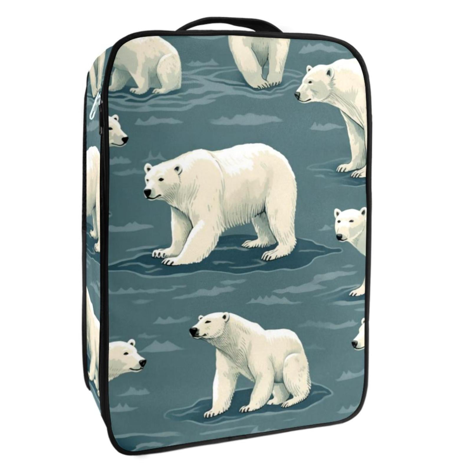 Bear Polyester Shoe Storage Boxes, 23x31cm/9x12in, Stackable Organizer ...