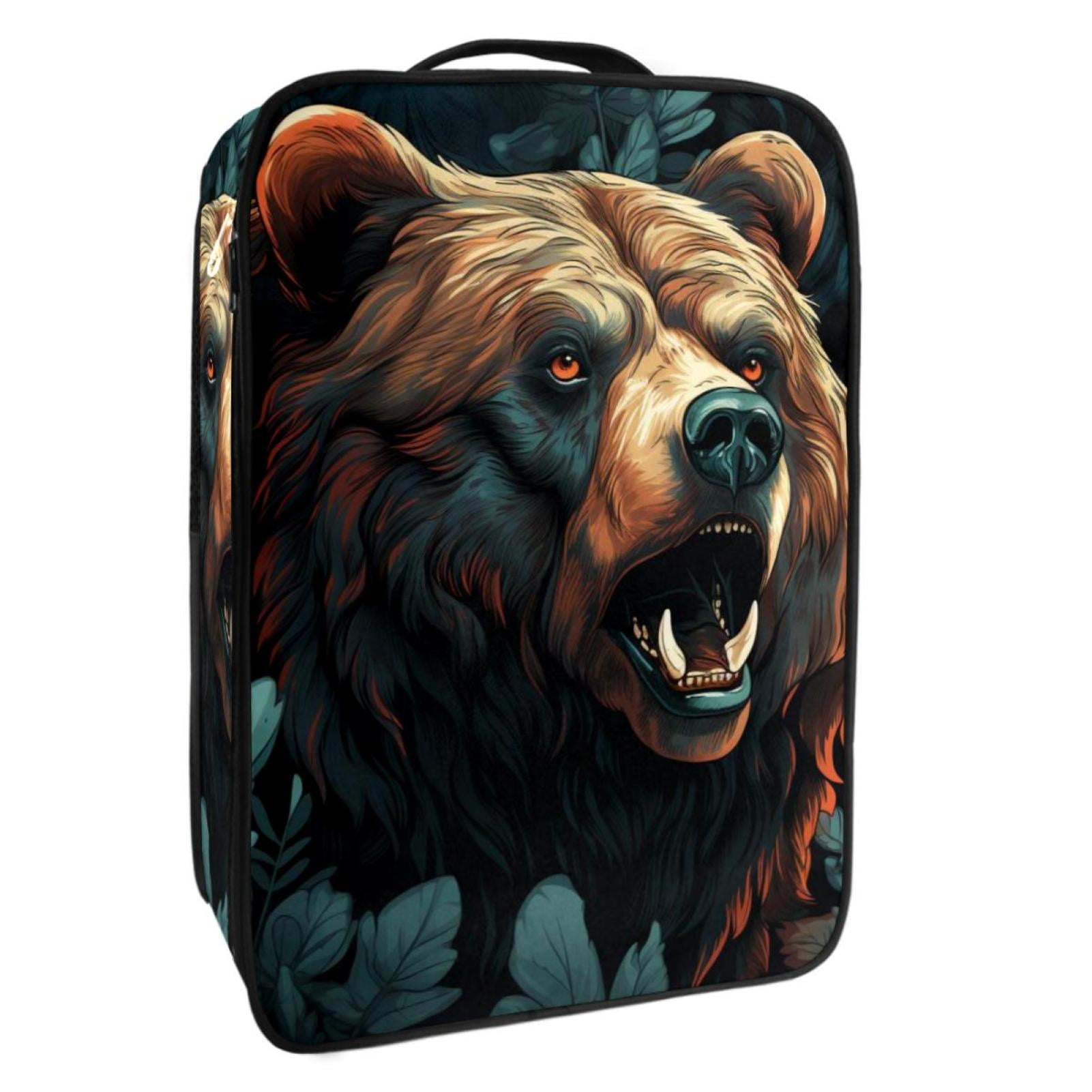 Bear Polyester Shoe Storage Containers, 23x31cm/9x12in, Stackable ...