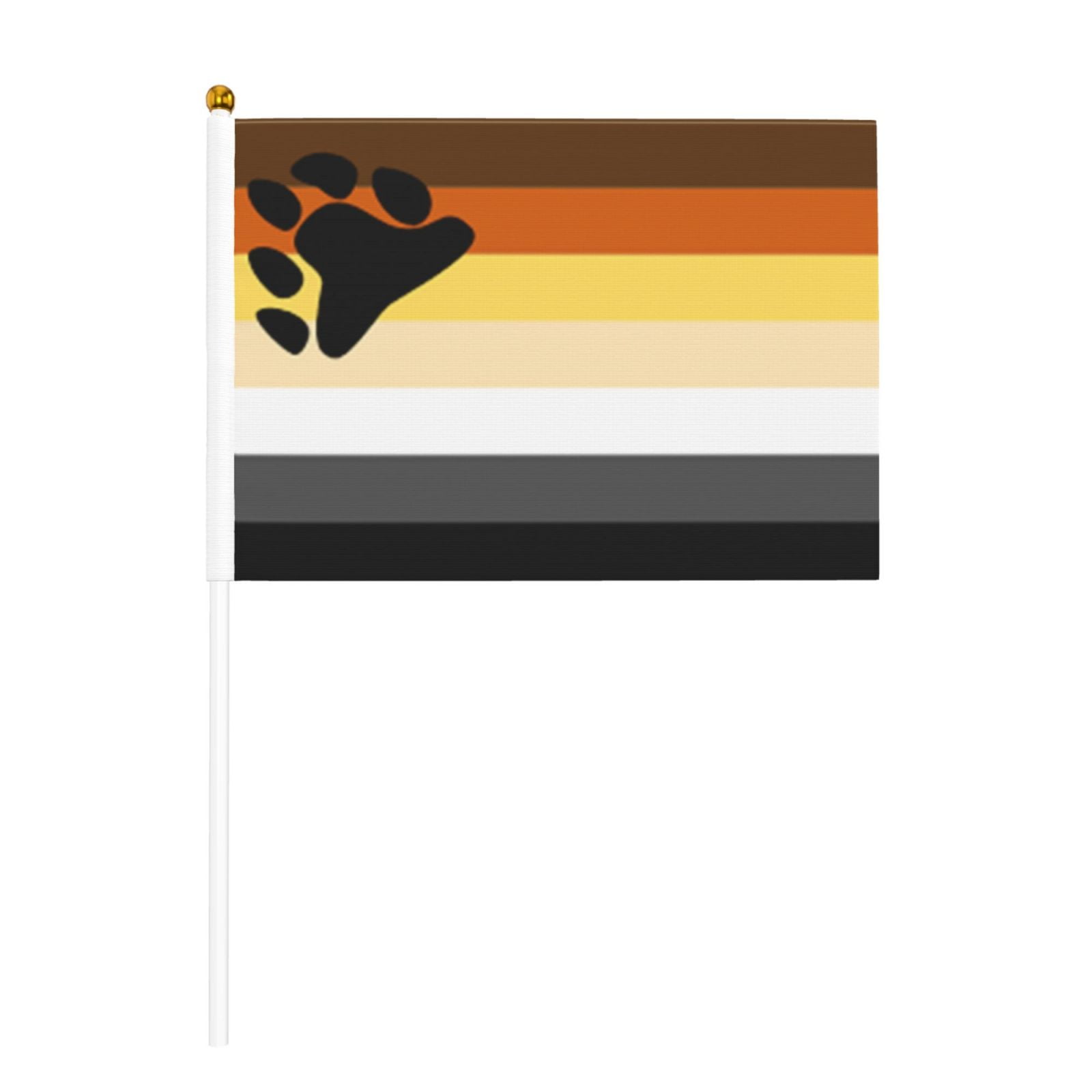 Bear Pride Flag Lgbtq Flag Flag Small Mini Hand Held Flags Small ...