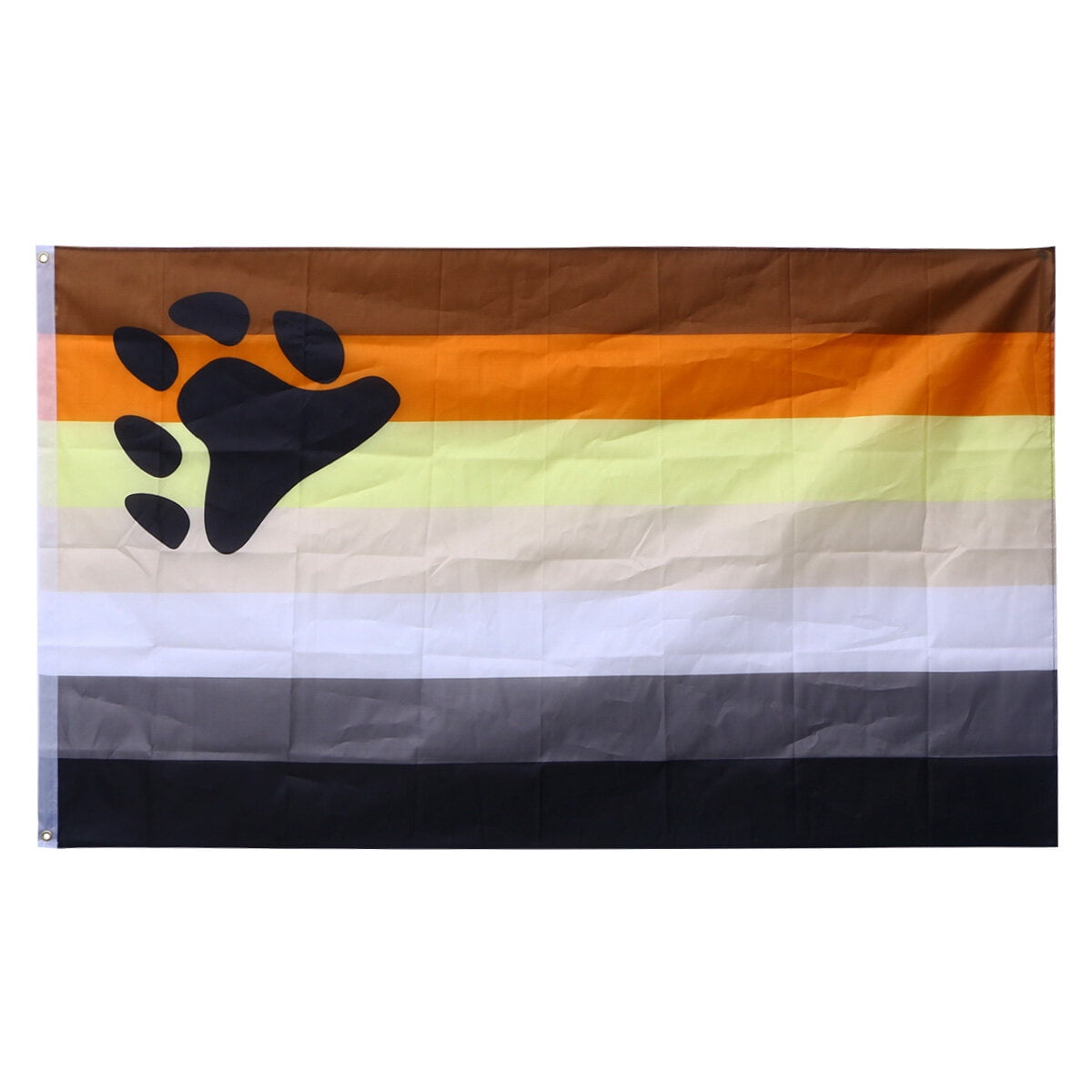Bear Pride Outdoor Flag Weather-Resistant Polyester Rainbow Flag ...