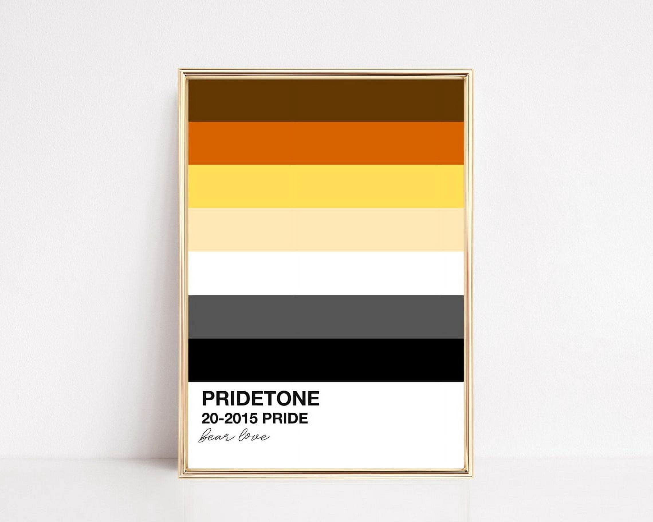 Bear Pride Wall Art Pride Decor Bear Pride Flag Lgbtq Poster Gay Pride ...