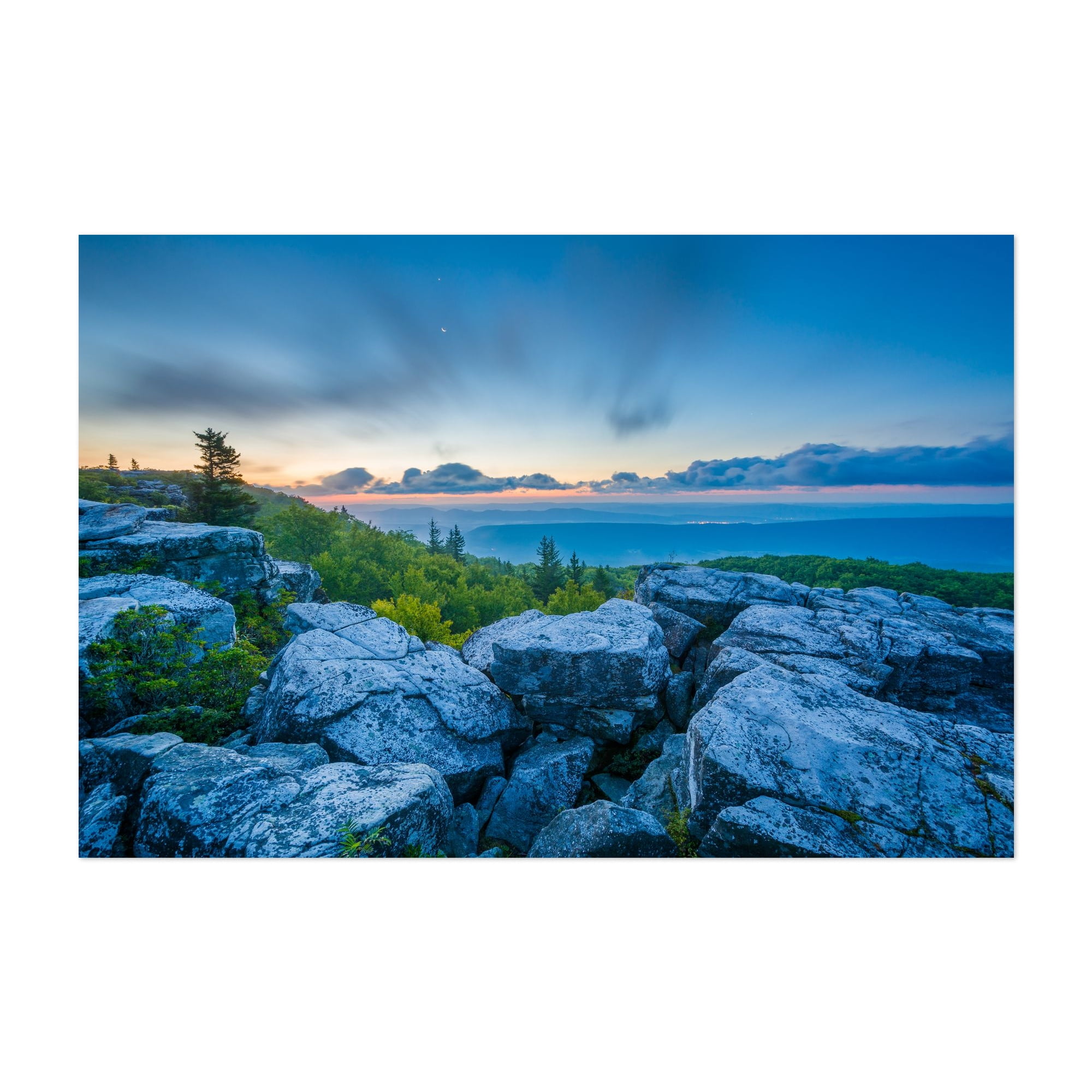 Bear Rocks Preserve No. 2 - West Virginia Photography Unframed Wall Art ...