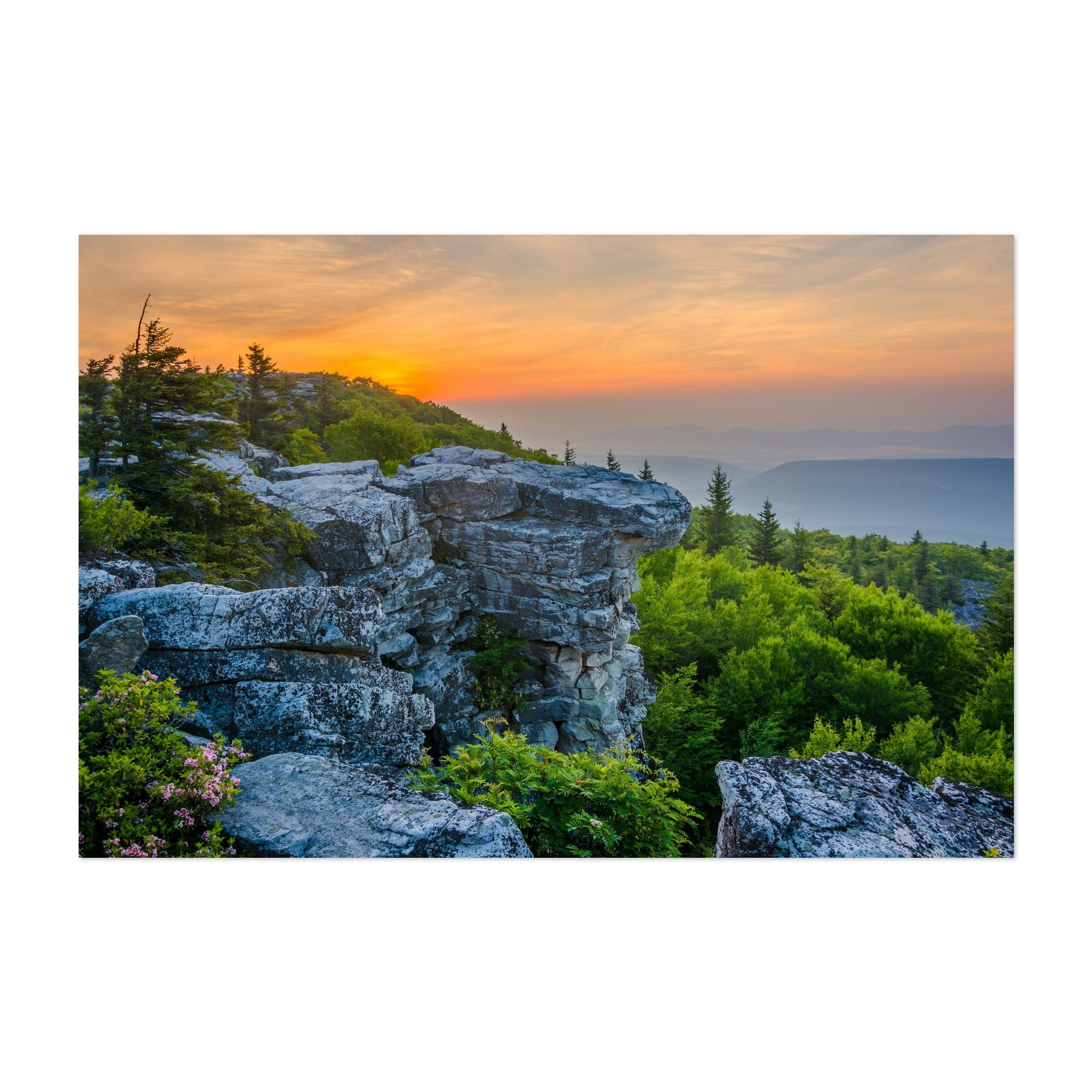Bear Rocks Preserve - West Virginia Photography Sunset Landscape Nature ...