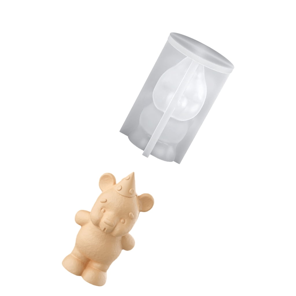 Bear Shape Silicone Molds Multipurpose Silicone Mould for Candle Soap ...