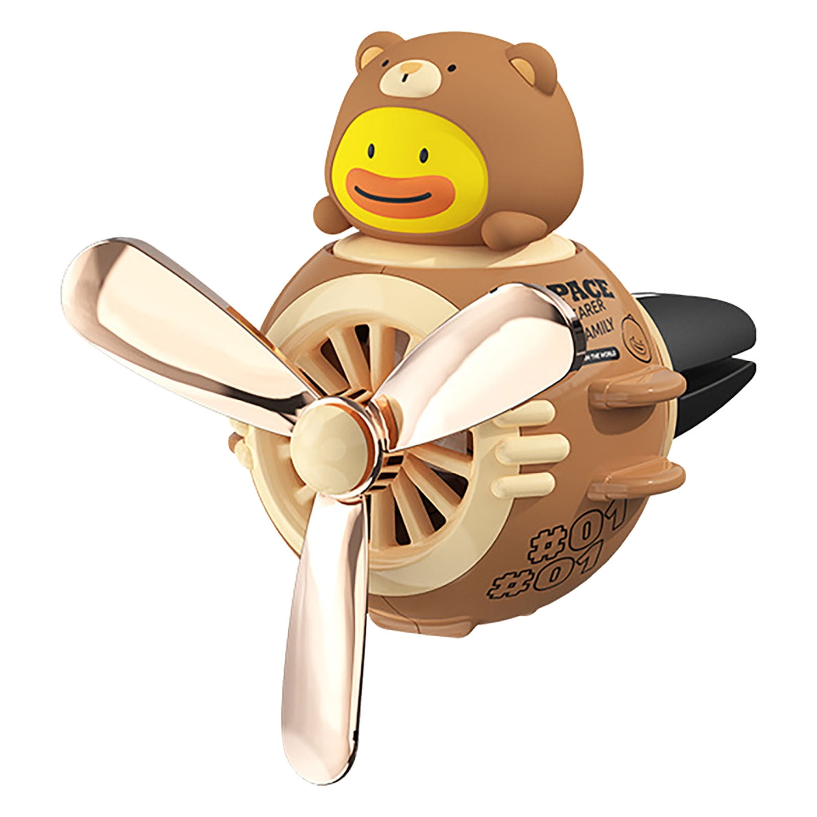 Bear - Shaped Retro Airplane Car Interior Diffuser - Reusable Aroma ...