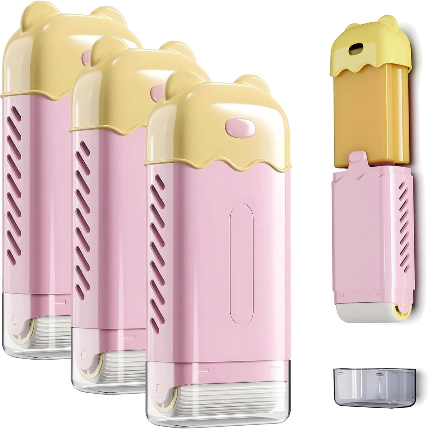 Bear-Shaped Rolling Soap Holder, Self-Draining Foaming Soaps Box with ...