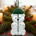 Bear Sippy Cup With Straw, Bear Bottle Suitable For Hot And Cold ...
