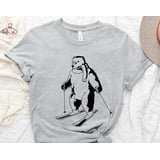 Bear Skiing Shirt Funny Winter Sports Tee Ski Lover Gift - Walmart.com