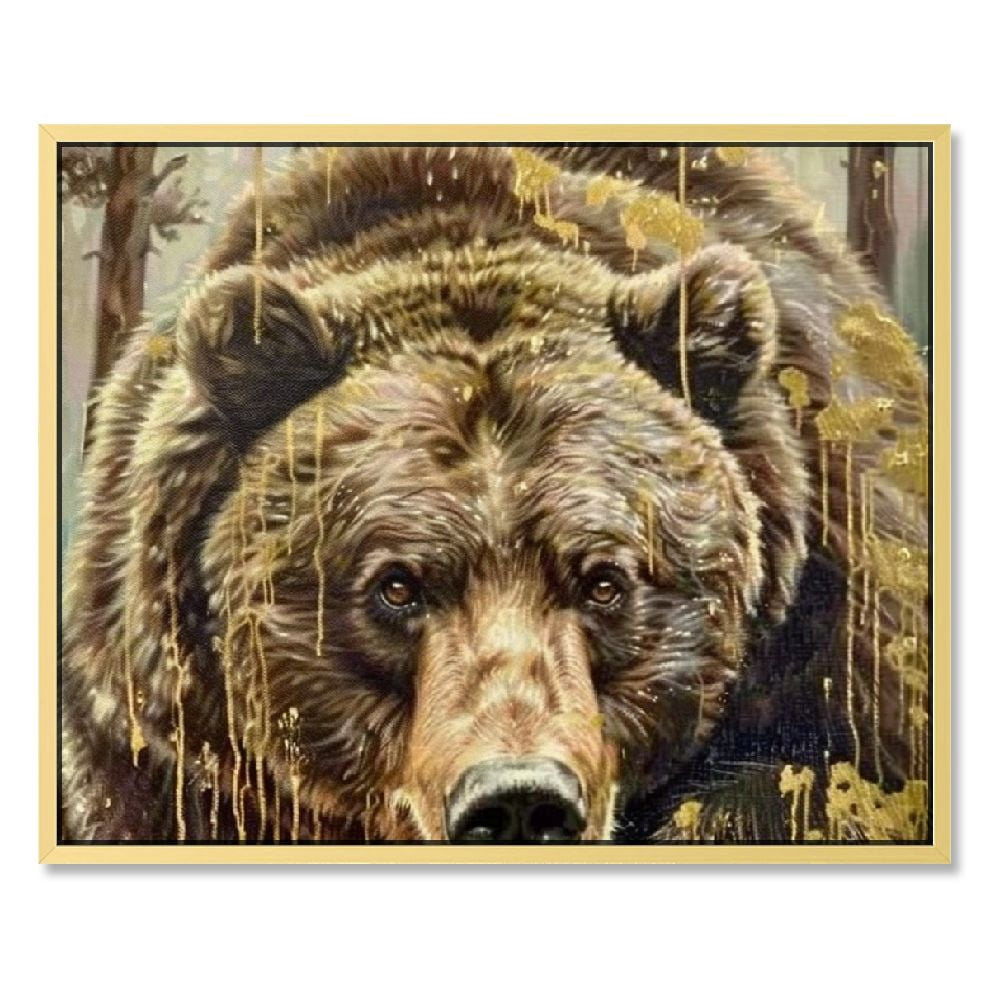 Bear Sleep Pictures Animal Modern Rustic Wildlife Print Vintage for ...