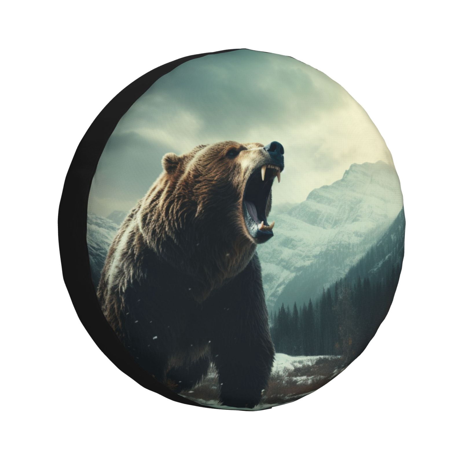 Bear Spare Tire Cover For Trailers Rv Wheel Covers Origin Design Tire ...