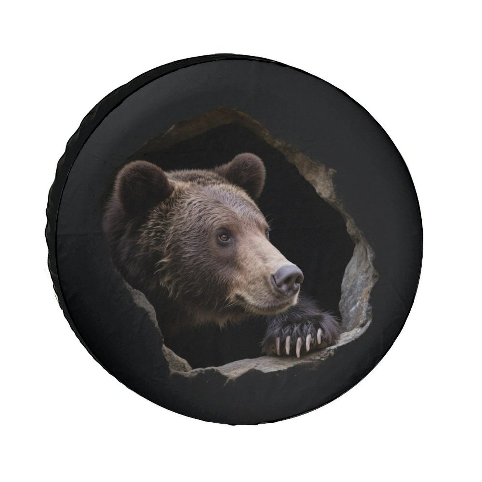 Bear Spare Tire Cover Wheel Protectors Weatherproof Wheel Covers Universal Fit for Trailer Rv ...
