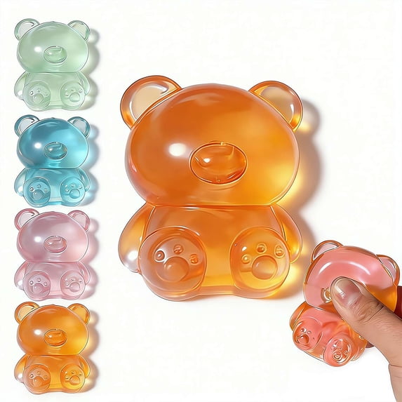 Bear Squishies Toys, Stress Balls Fidget Squishies Stress Relief Toys ...