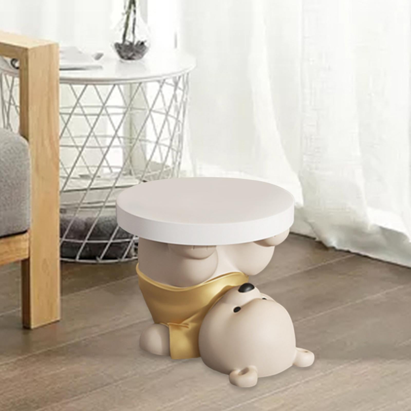 Bear Statue Side Table Coffee Table Bedside Tables Modern Sofa Table ...