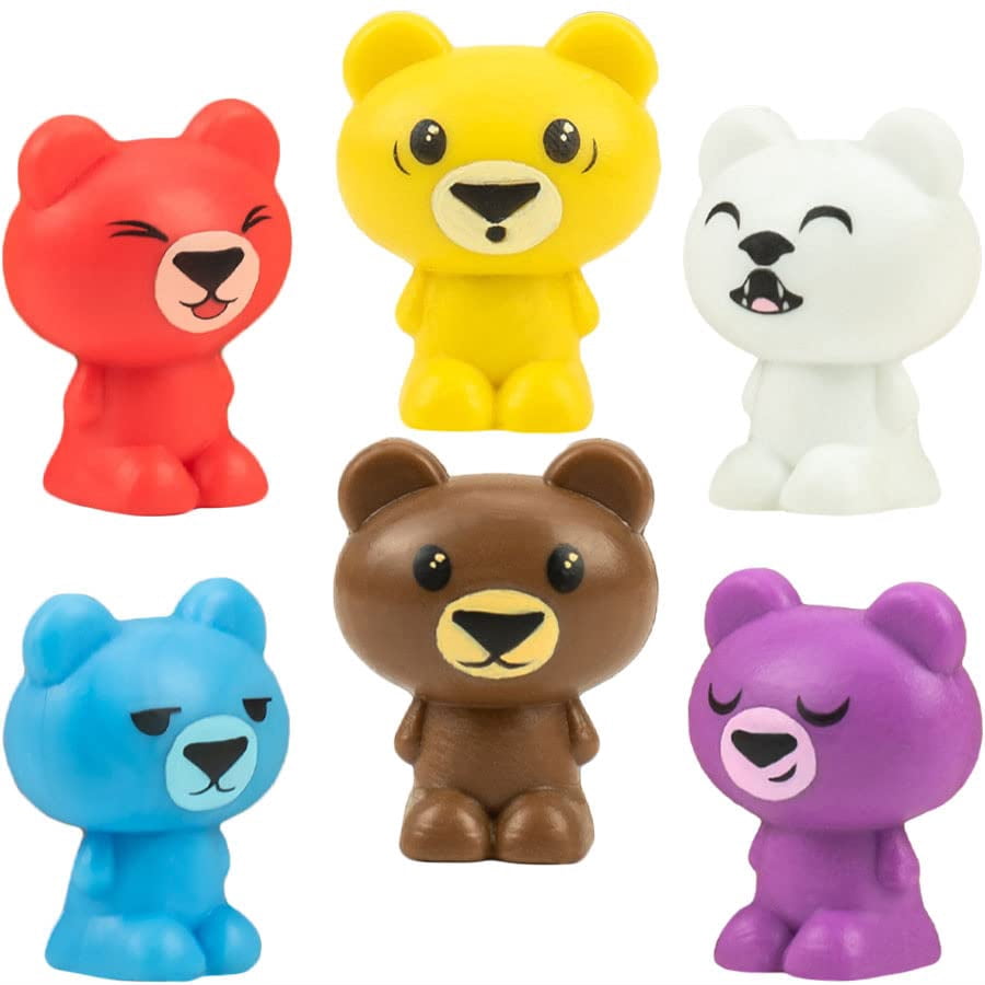 Bear Toy Figurines 100 Pcs - Wild Life Animal Figures - Bear Figures ...