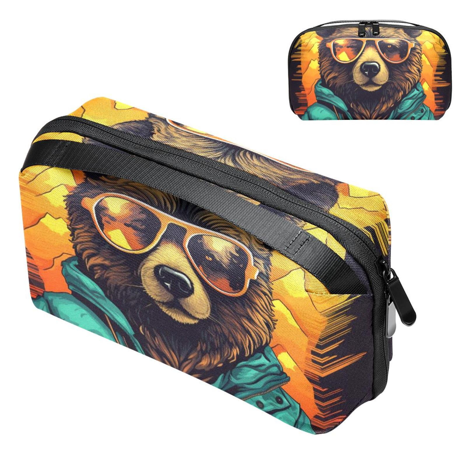 Bear Travel Organizer Oxford Cloth Waterproof Storage Pouch Hard Drive ...