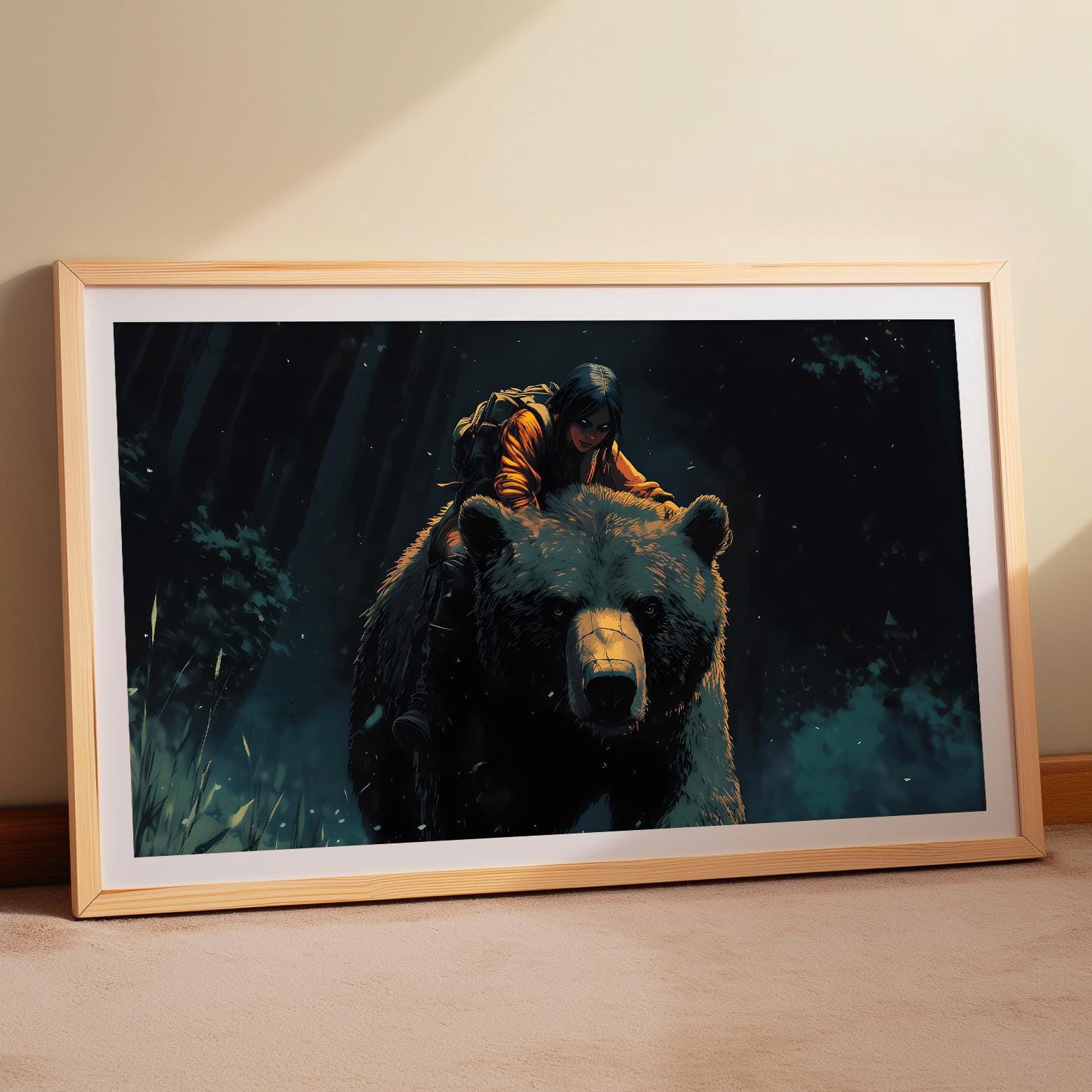 Bear Trip Comic Art Poster Anime Illustration Manga Art Print Wall Art ...