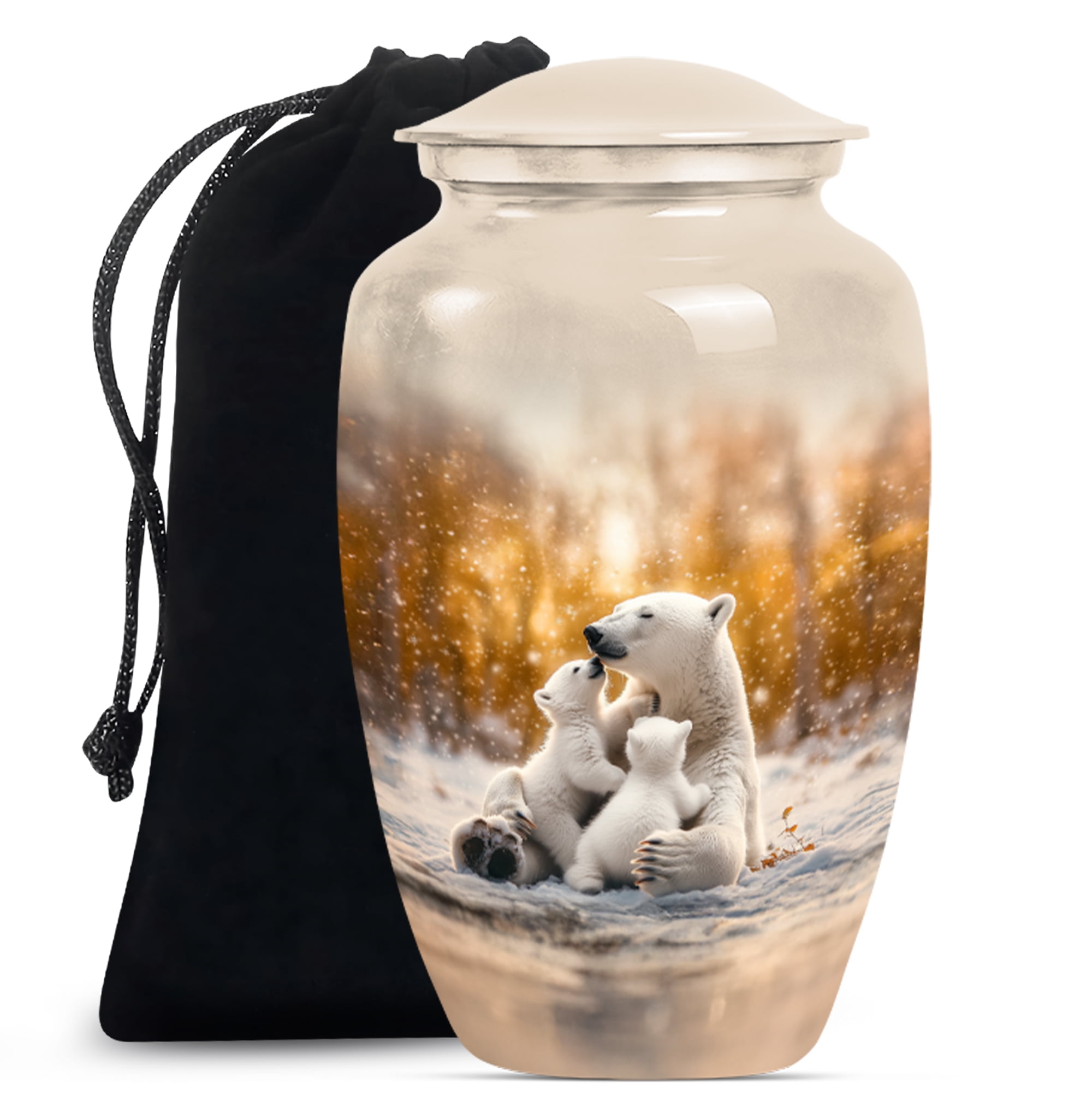 Bear Urn, Large Urns for Human Ashes Adult, Burial Urns for Humans ...