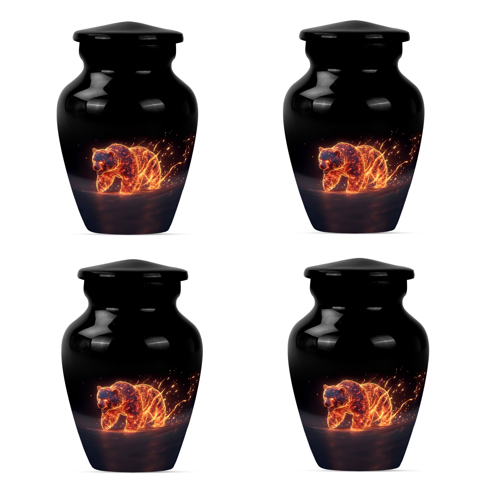 Bear Urn, Mini Urns for Human Ashes Keepsake, Urns for Human Ashes ...