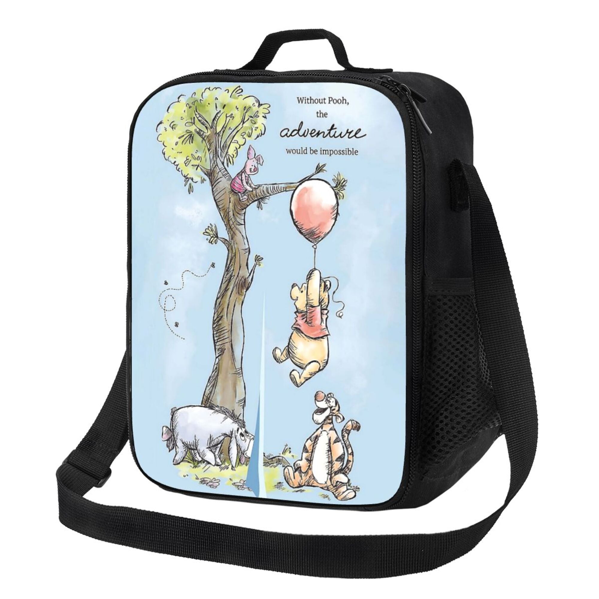 Bear Winnie Pooh Lunch Bag Portable Tote Bag Insulated Lunch Box Picnic ...