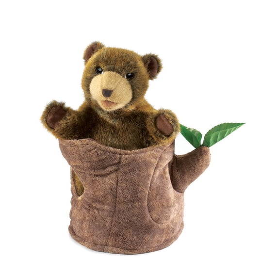 Bear in Tree Stump Puppet (Other) - Walmart.com