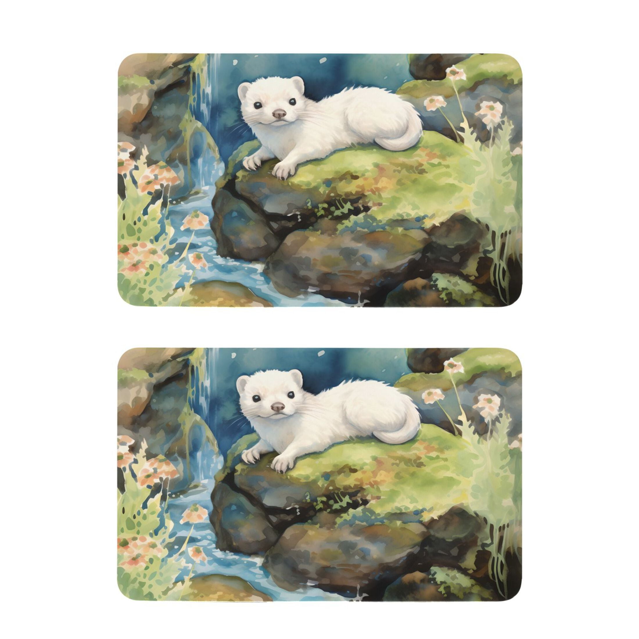 Bear on Stones Fridge Magnetic Sticker Refrigerator Magnets Kitchen ...
