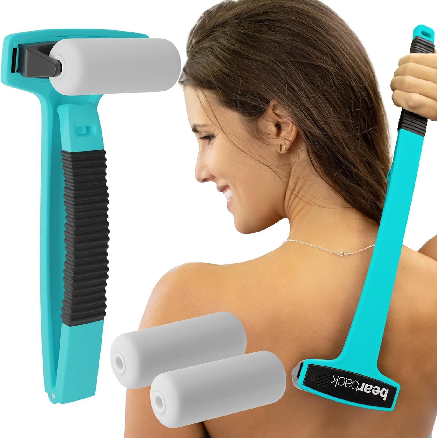 Bearback Lotion Applicator For Back And Body Premium 17 Long Handle