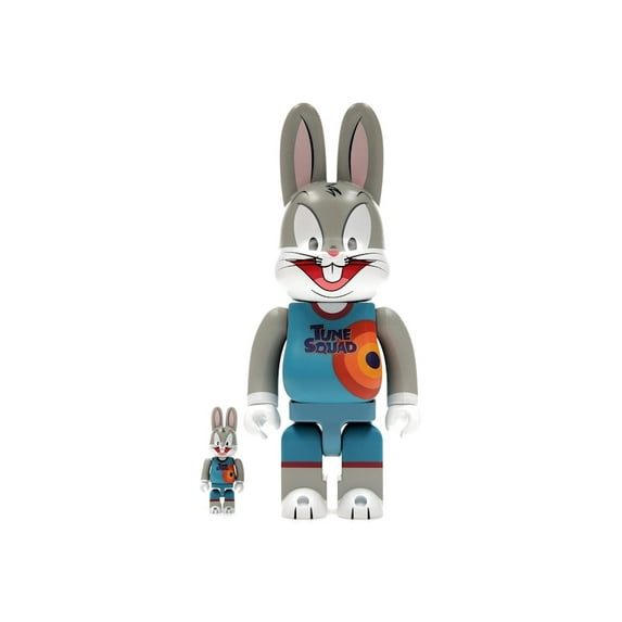 Bearbrick x Space Jam: A New Legacy Rabbrick Bugs Bunny 100% & 400% Set ...