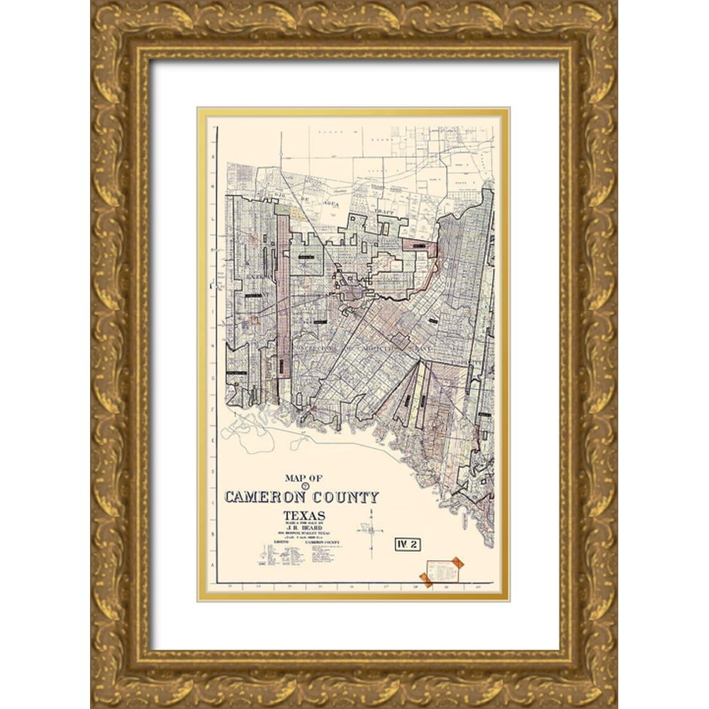 Beard 21x32 Gold Ornate Wood Framed with Double Matting Museum Art ...