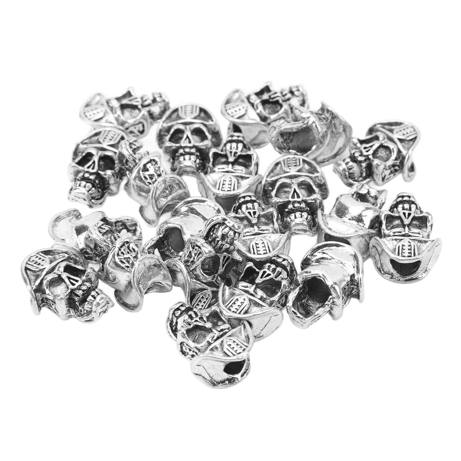 Beard Beads with Holes, 20PCS DIY Dreadlock Ornaments, Viking Beard ...