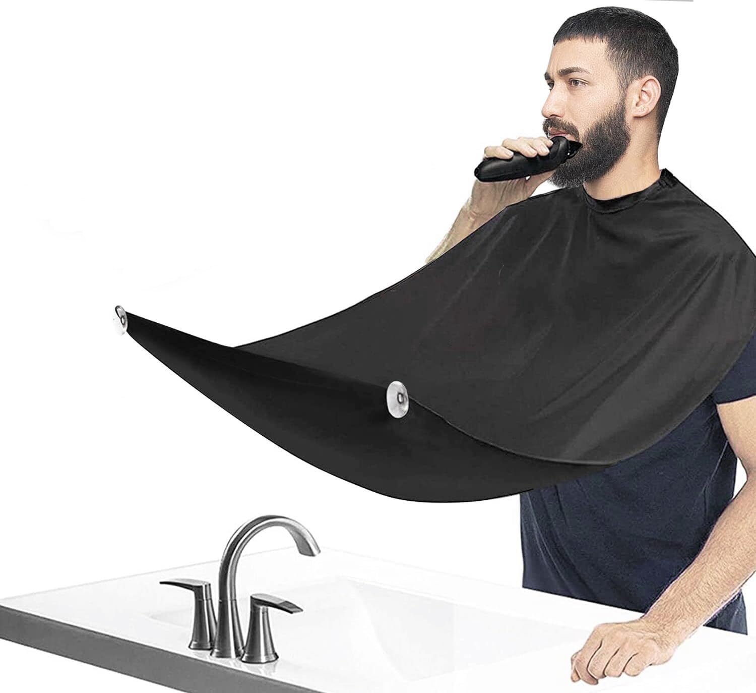 Beard Bib,Beard Apron,Beard Catcher for Men Shaving and Trimming,Non ...