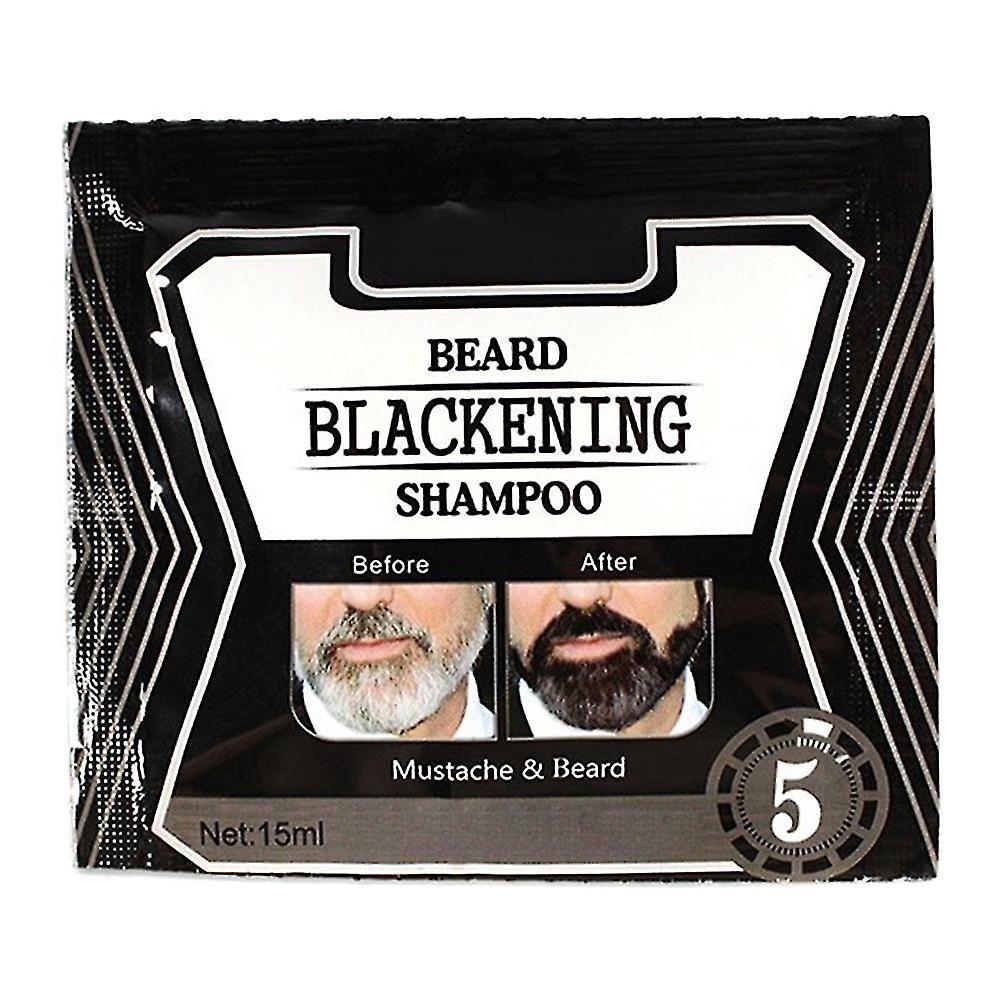 Beard Blackening Shampoo Dye Beard Mustache Coloring Conditioner For ...